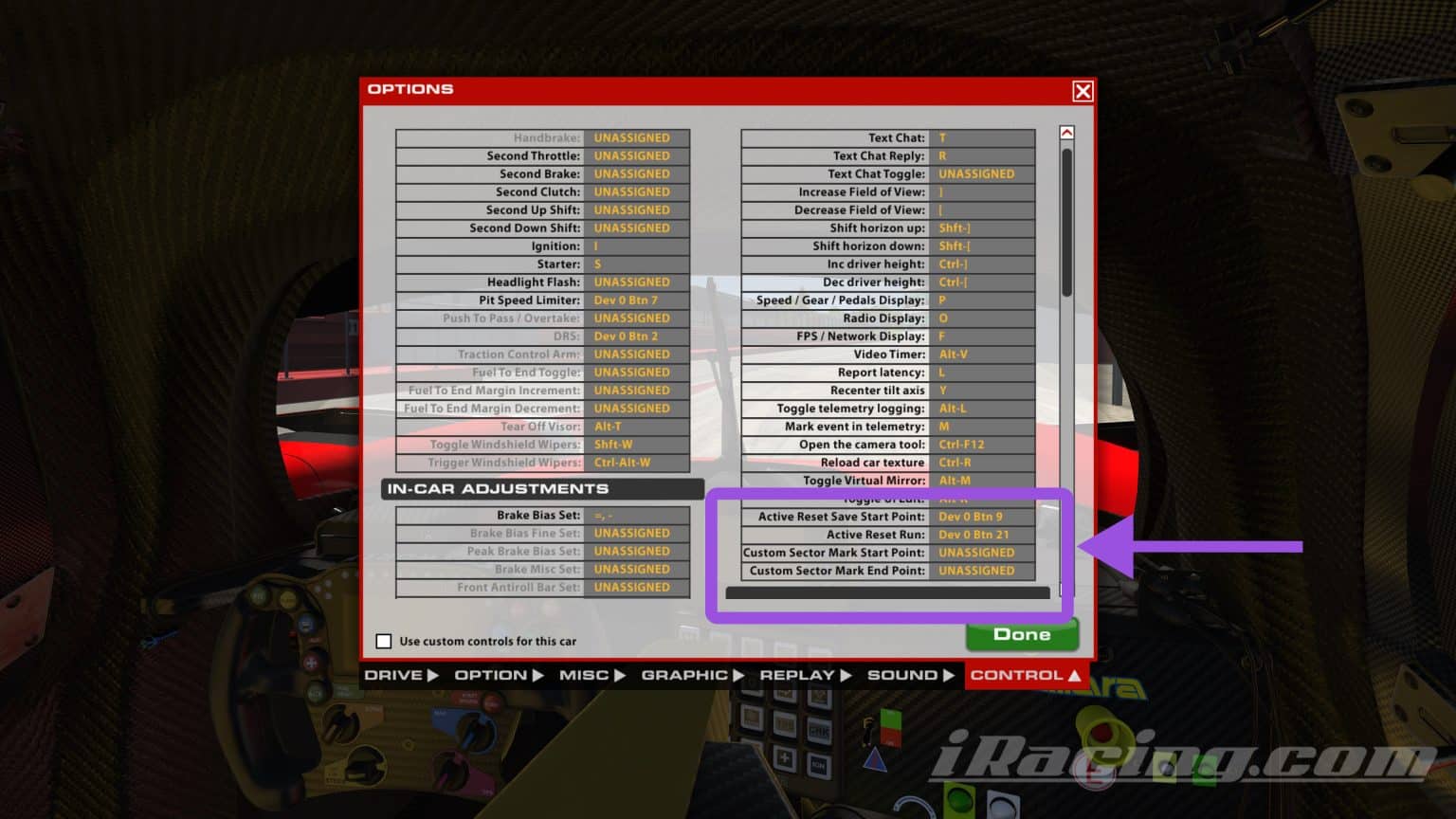 How to use Active reset in iRacing - Coach Dave Academy